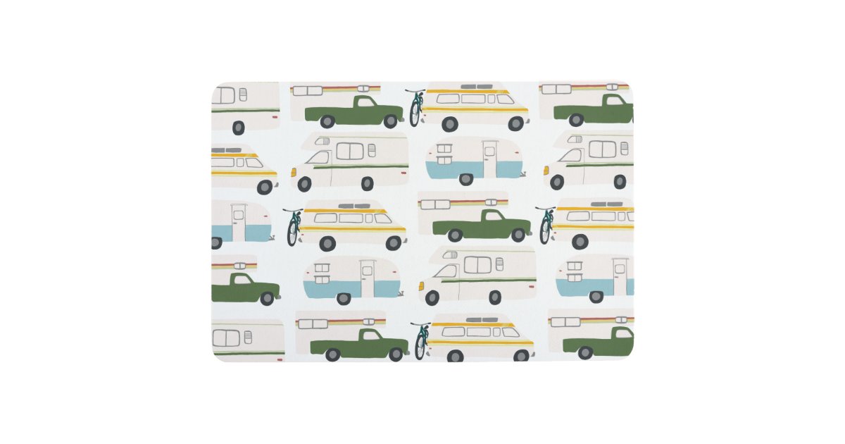 RV Campervan vanlife Motorhome Trailer CUSTOMIZE Floor Mat | Zazzle
