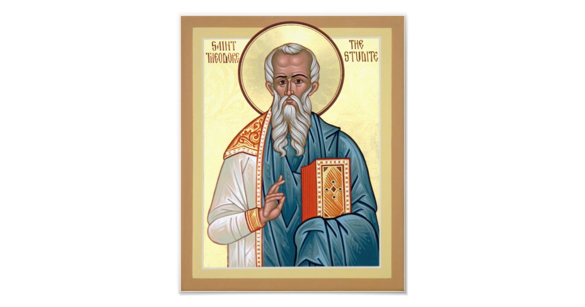 Saint Theodore the Studite Icon Photo Print | Zazzle