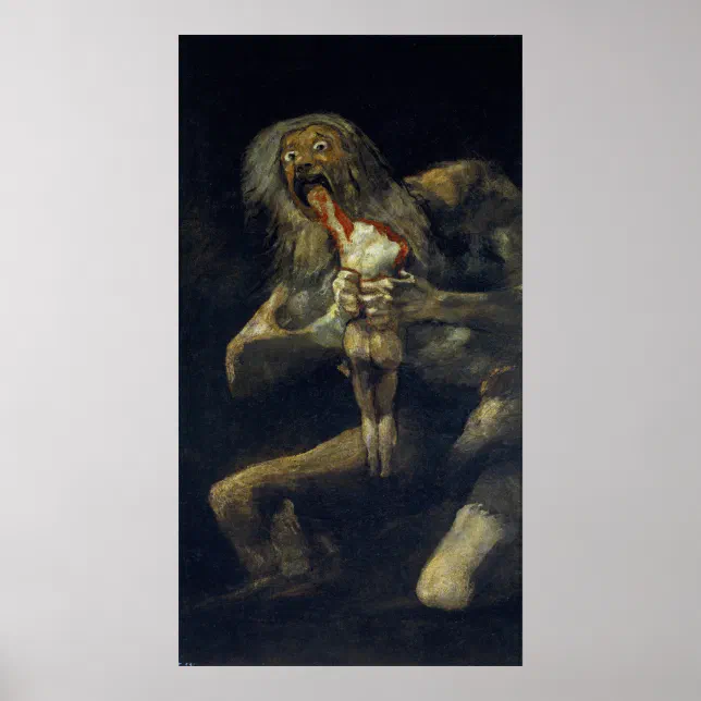 Saturn Devouring His Son (Flawless High Quality) Poster | Zazzle