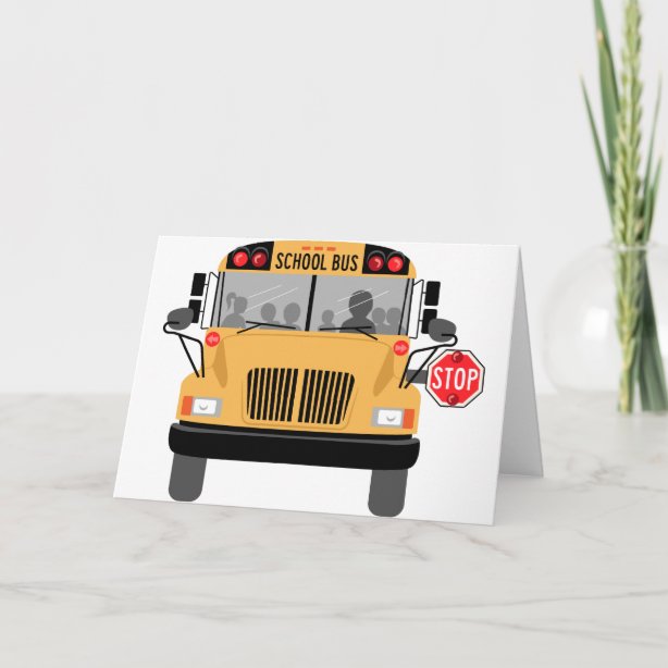School Bus Driver Cards, Greeting Cards & More | Zazzle CA