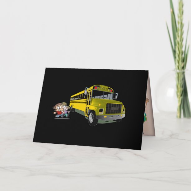 School Bus Driver Cards, Greeting Cards & More | Zazzle CA