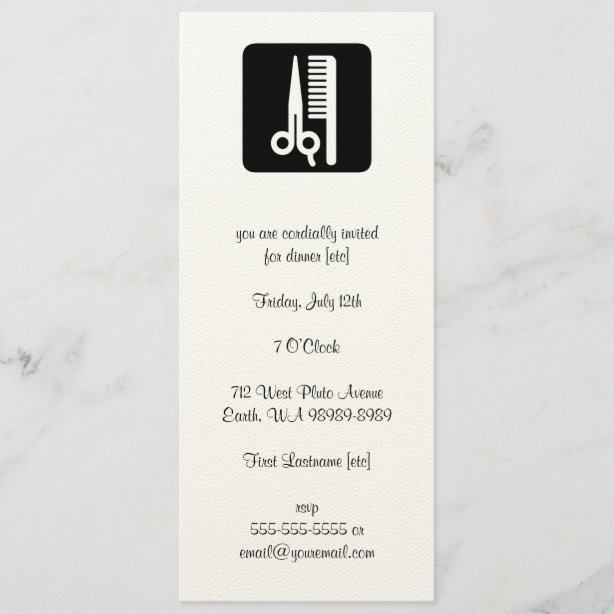 Hair Stylist Invitations | Zazzle CA