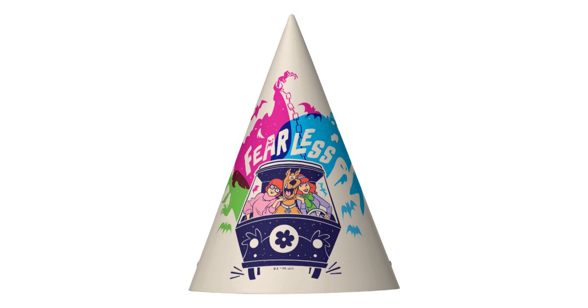 Scooby-Doo | The Fearless Mystery Machine Party Hat | Zazzle