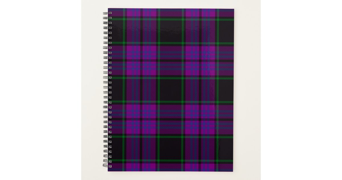 Scottish Clan Laird Tartan Plaid Planner | Zazzle