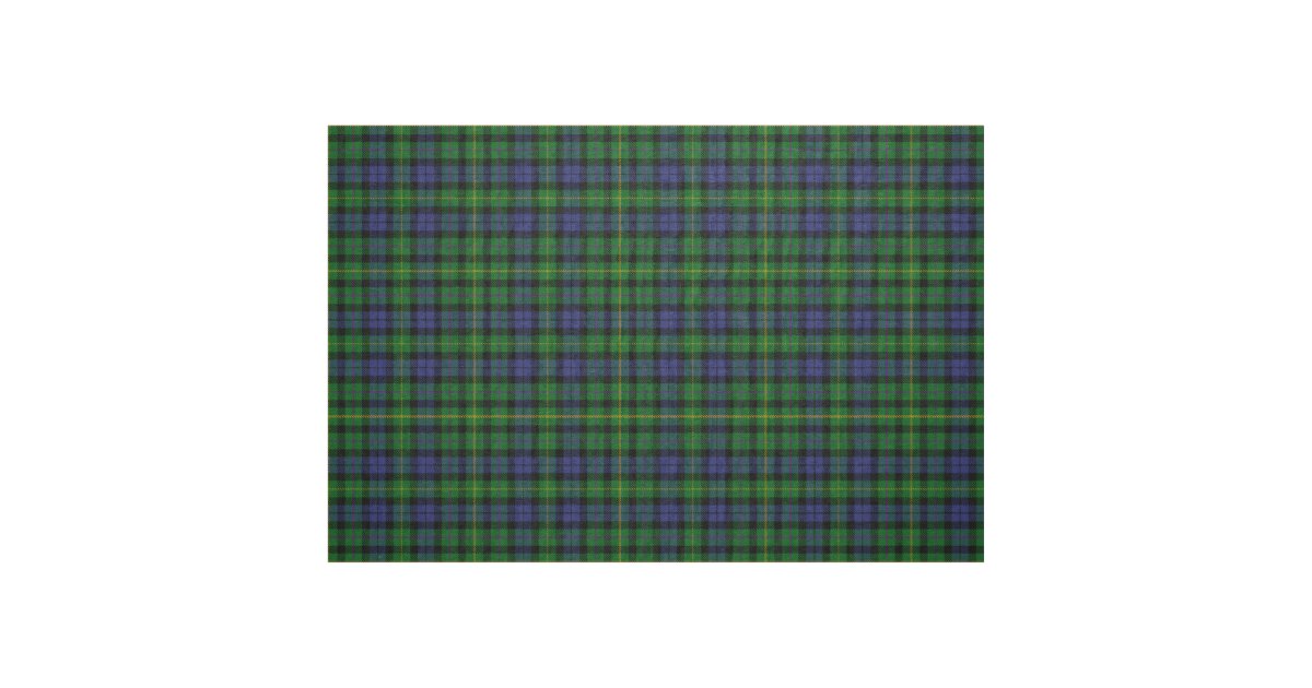 Scottish Clan MacBride Tartan Plaid Fabric | Zazzle