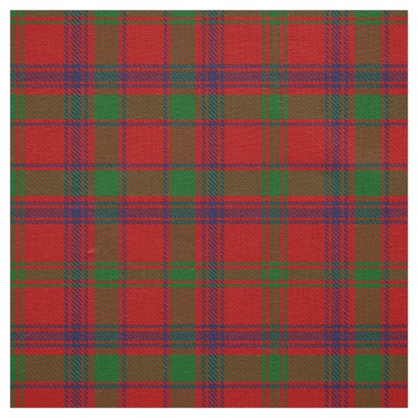 MacColl Clan Tartan Fabric | Zazzle