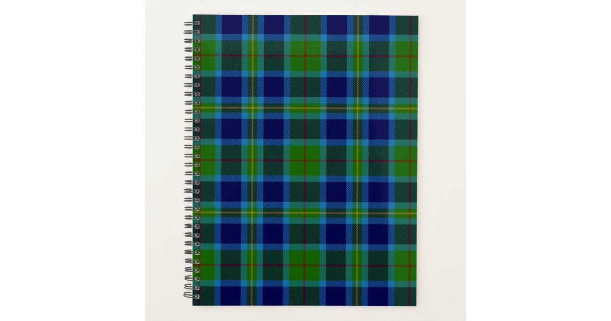 Scottish Clan Miller Tartan Plaid Planner | Zazzle