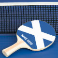 Scottish flag custom table tennis ping pong paddle | Zazzle