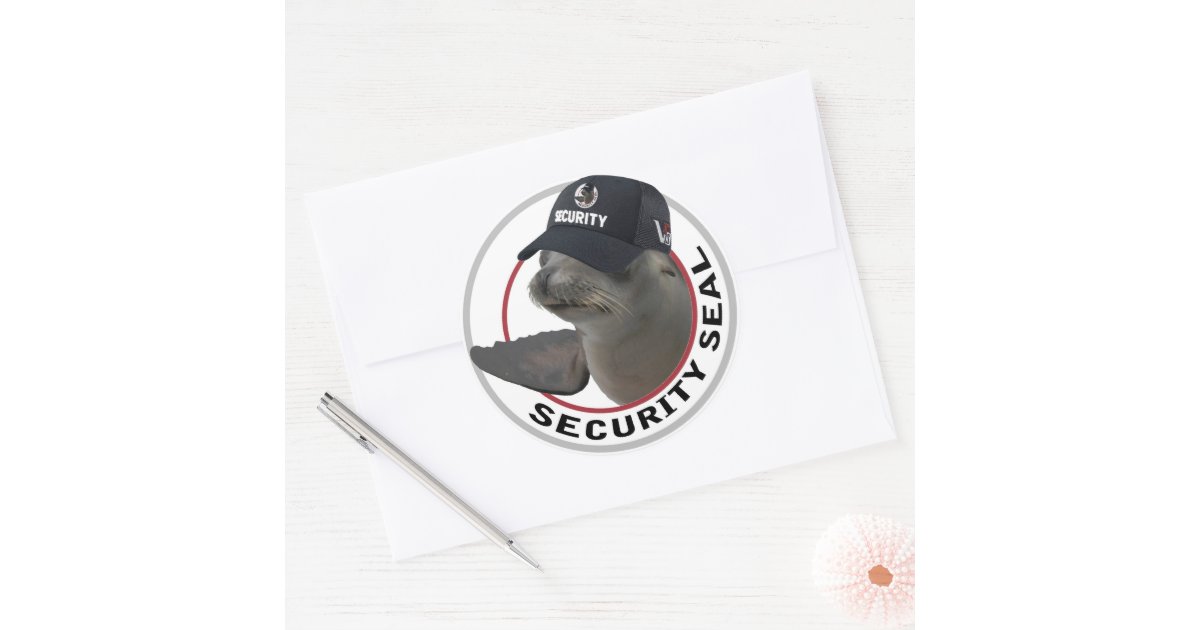 Security seal sticker | Zazzle