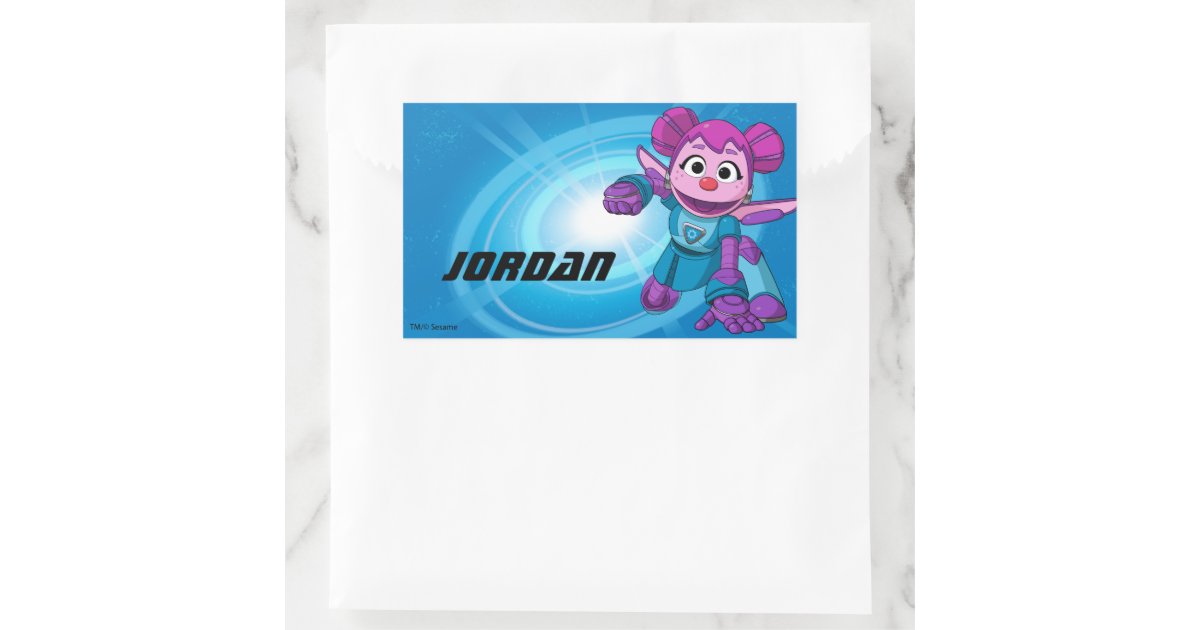 Sesame Street | Mecha Builders Abby In Action Sticker | Zazzle