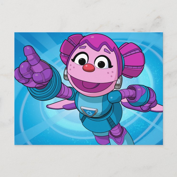 Sesame Street | Mecha Builders Abby Postcard | Zazzle