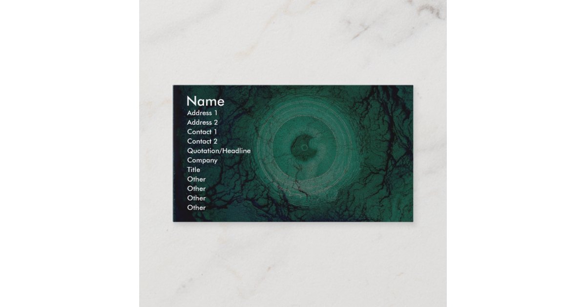 Sewer art spinning lights business card | Zazzle