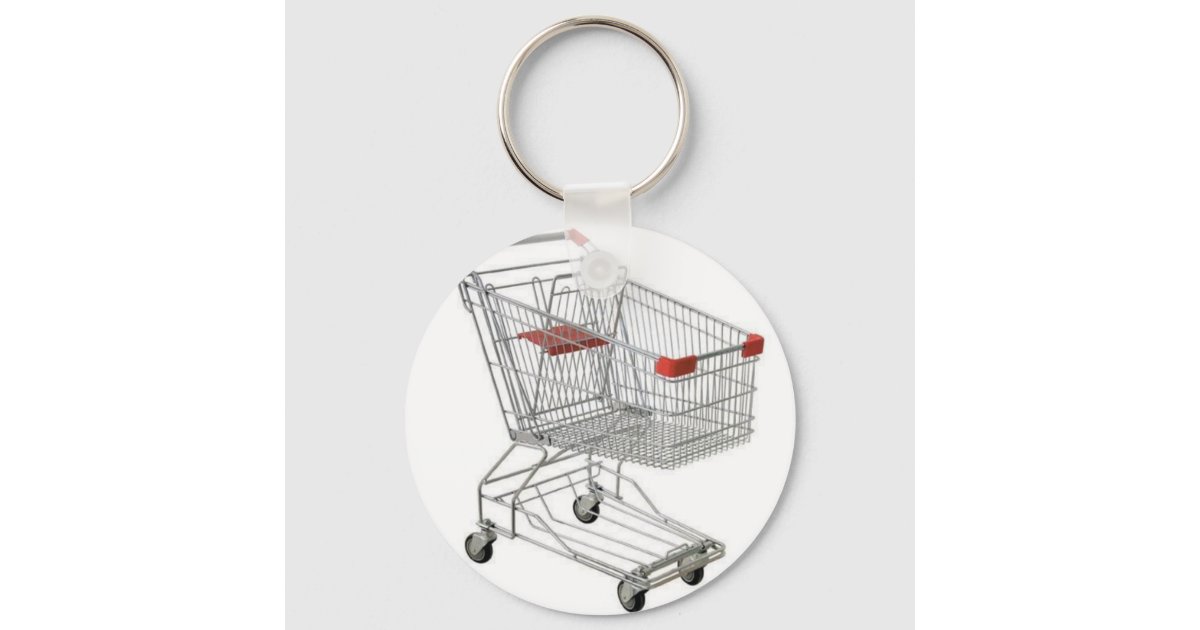 shopping-cart keychain | Zazzle