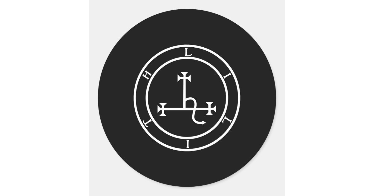 Sigil Of Lilith Goddess Witch Satanic Pagan Witchc Classic Round ...