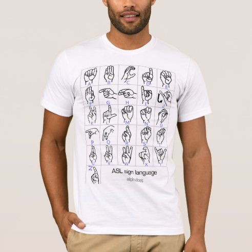 American Sign Language Clothing - Apparel, Shoes & More | Zazzle CA