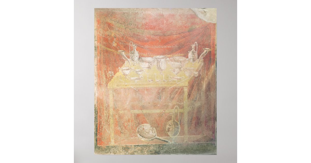 Silverware on a table poster | Zazzle