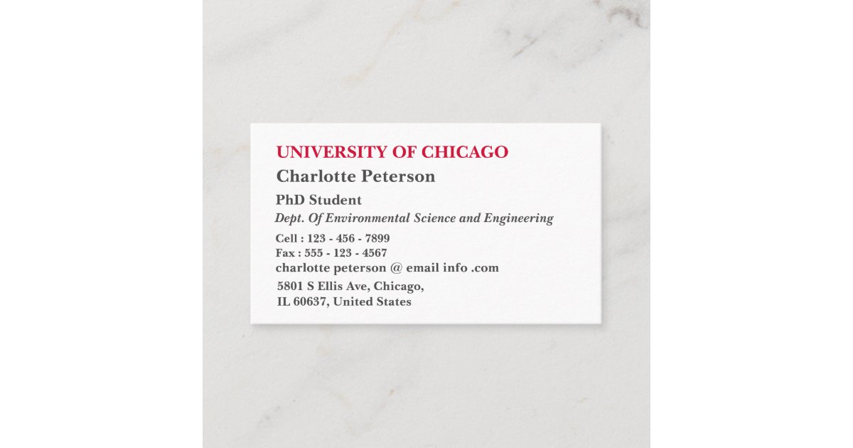Simple PhD - Graduate Student Business Card | Zazzle Simple PhD - Graduate Student Business Card | Zazzle