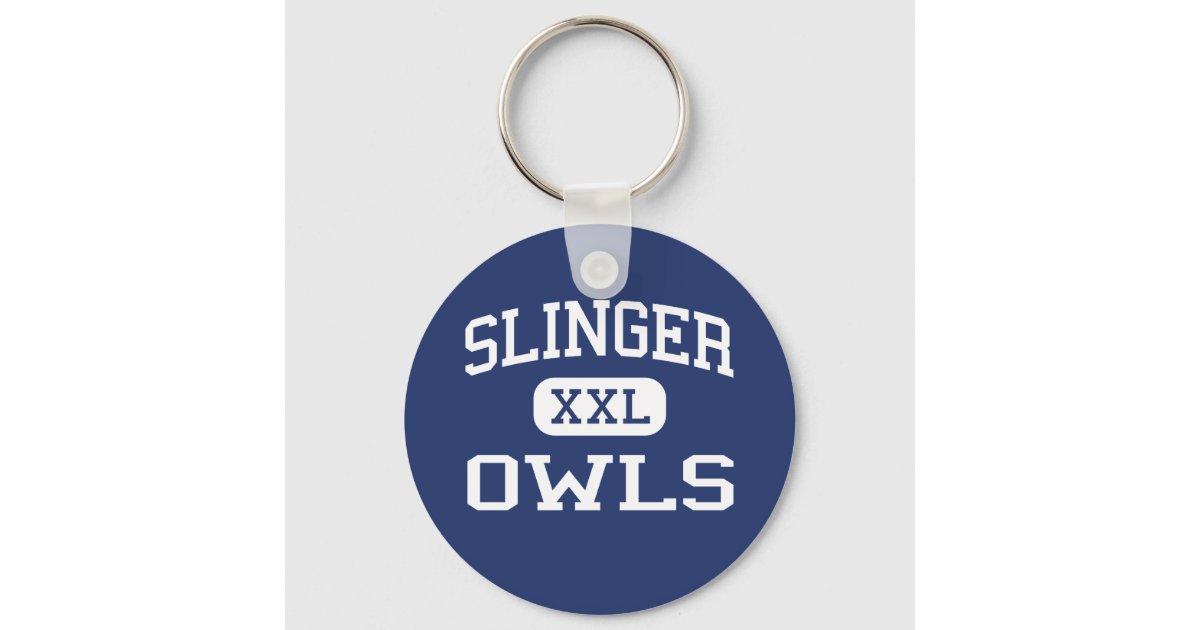 Slinger - Owls - High School - Slinger Wisconsin Keychain | Zazzle