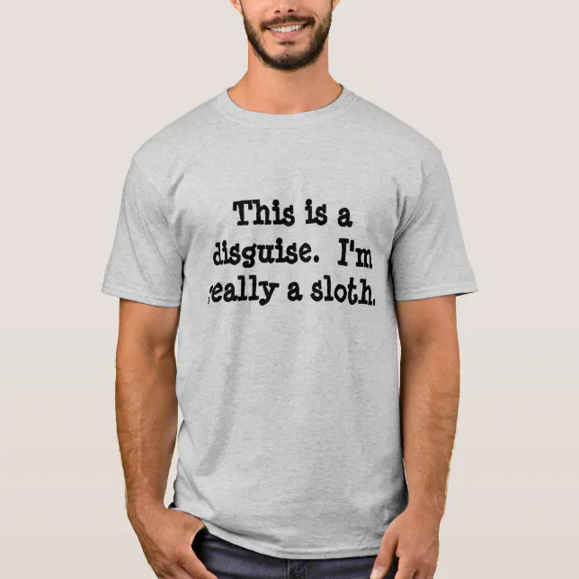 Sloth Costume T-Shirt | Zazzle