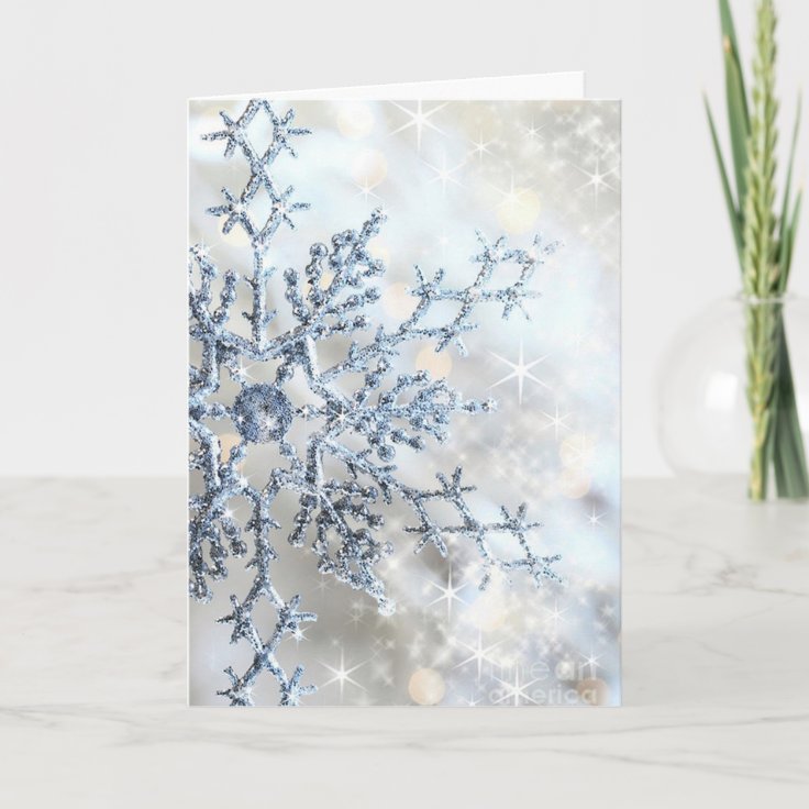 Snowflake Greeting Card | Zazzle