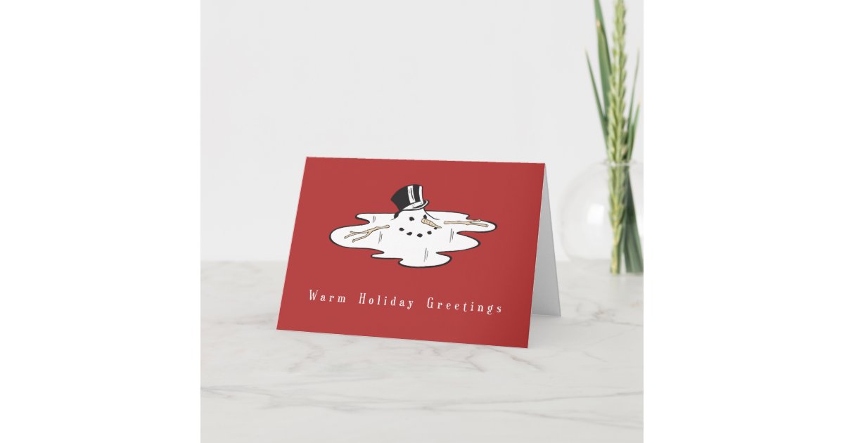 Snowman Business Christmas Cards | Zazzle