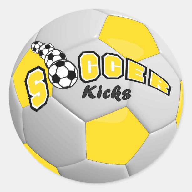 Soccer Ball Stickers | Zazzle CA