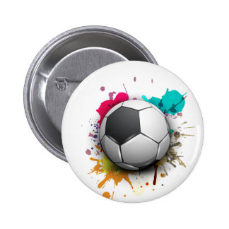 Soccer Buttons, Soccer Pinback Button Designs