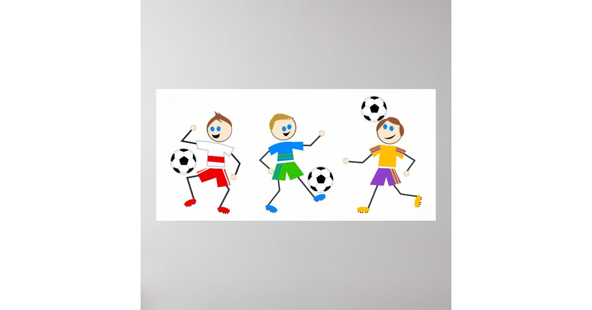 Soccer Kids Poster | Zazzle
