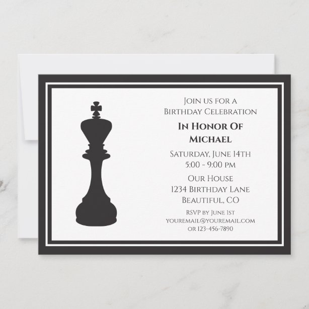 Chess Invitations | Zazzle CA