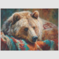 Southwest Lodge Bear Portrait Tissue Paper | Zazzle