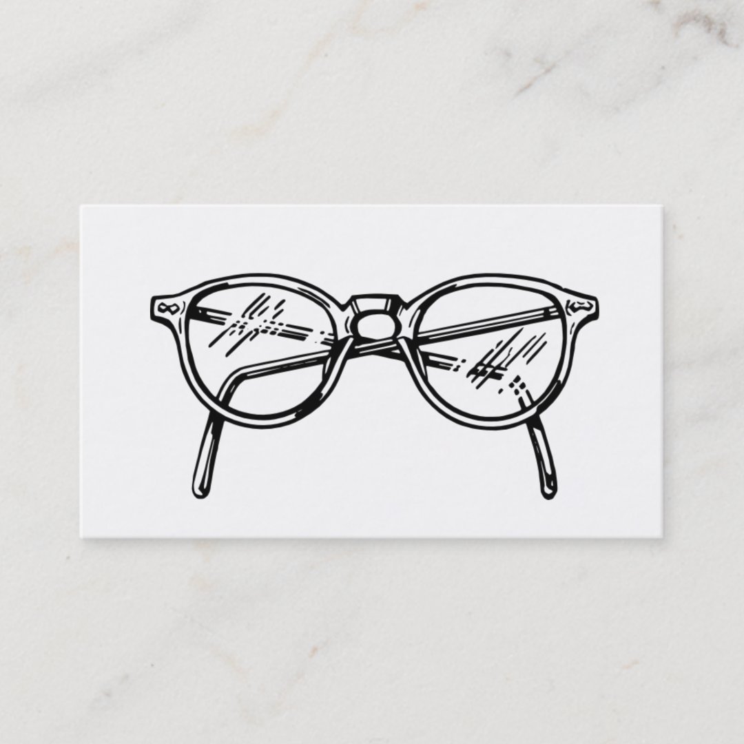 Spectacles/Eyeglasses Business Card | Zazzle