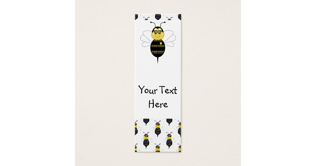 SpellingBee Bumble Bee Bookmark | Zazzle