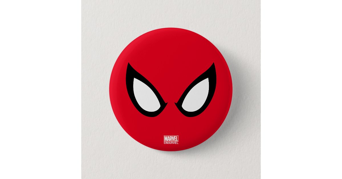 Spider-Man Eyes 2 Inch Round Button | Zazzle