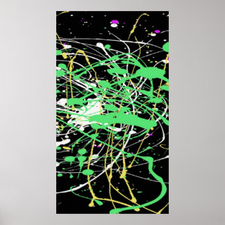 Paint Splatter Posters | Zazzle Canada