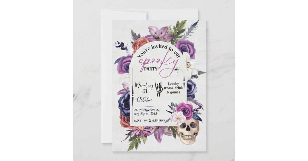 Spooky Spectacular - Join Us if You Dare! Invitation | Zazzle