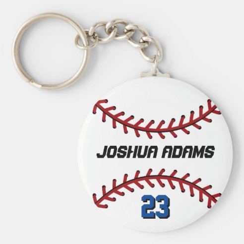 Baseball Sports Ball Keychains & Key Rings | Zazzle CA