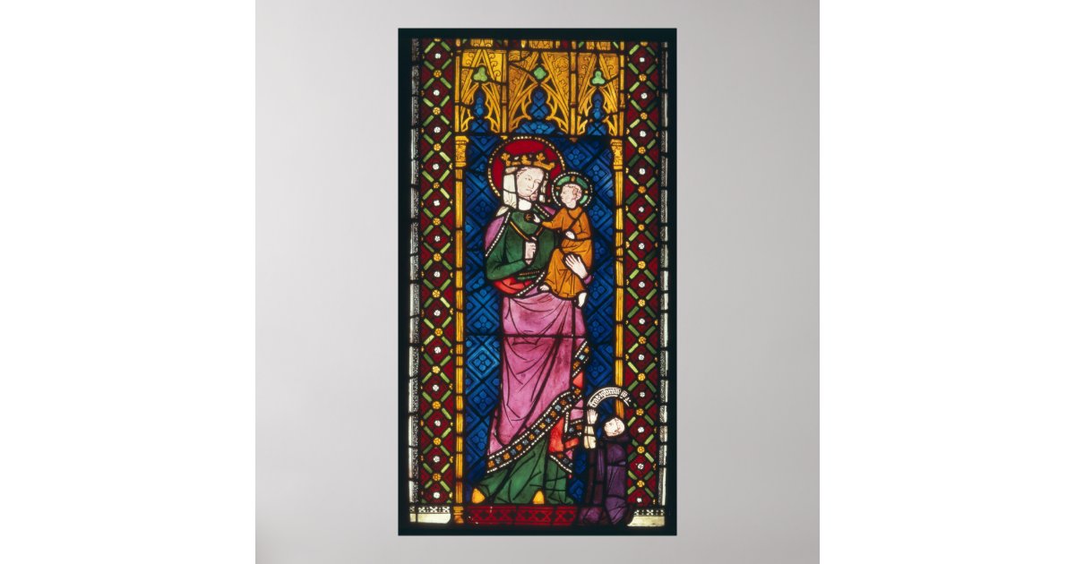 Stained Glass Window Poster | Zazzle