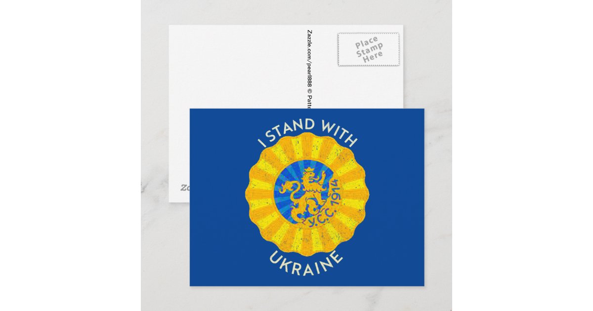 Stand With Ukraine, Ukrainian Sich Rifleman Postcard | Zazzle