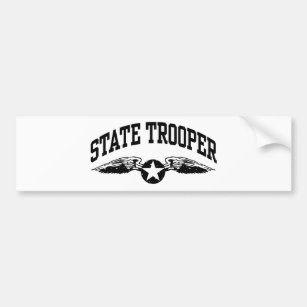 State Trooper Bumper Stickers & Car Stickers | Zazzle CA