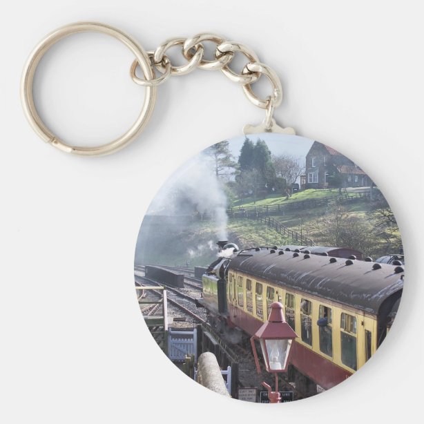 Locomotive Keychains & Key Rings | Zazzle CA