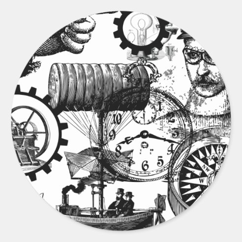 Steampunk Stickers | Zazzle CA