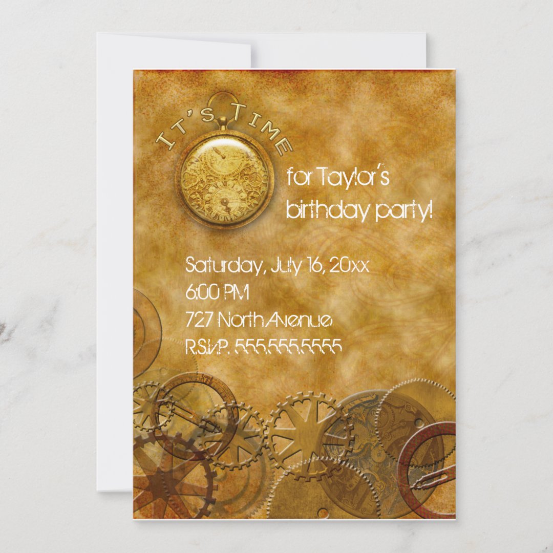 Steampunk Invitation | Zazzle