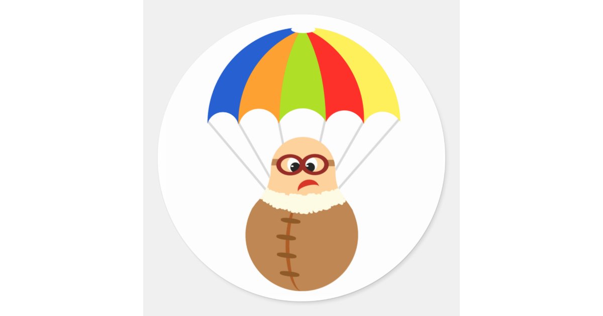 Sticker pour parachute amusant | Zazzle.ca