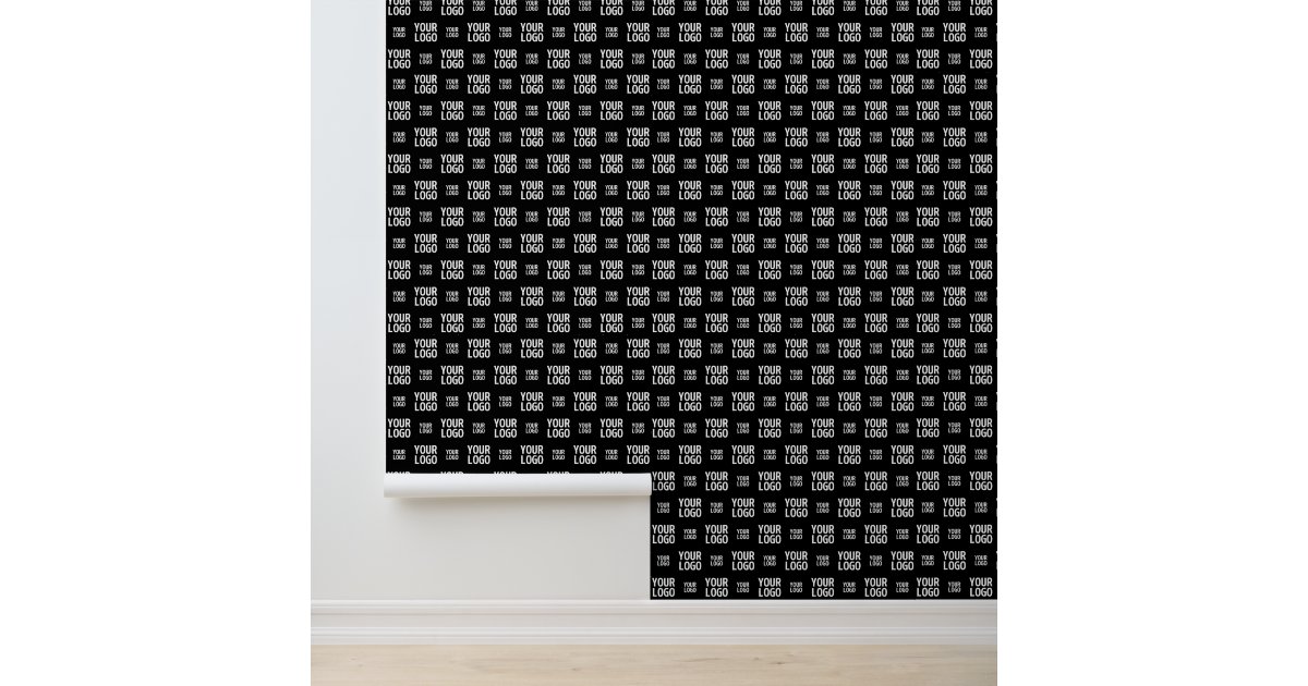Stylish Image, Design or Business Logo Pattern Wallpaper | Zazzle