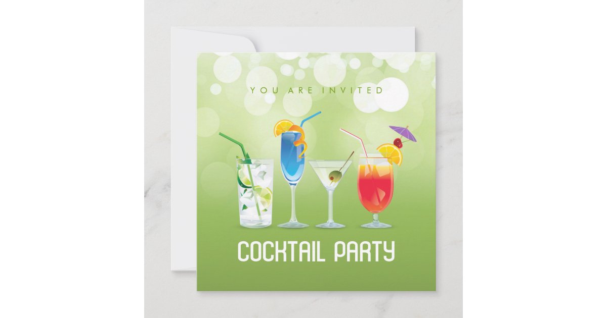 Summer Cocktail Party invitation | Zazzle