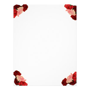 Roses Are Red Letterhead | Zazzle CA