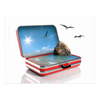 Custom Suitcase Postcards | Zazzle.ca