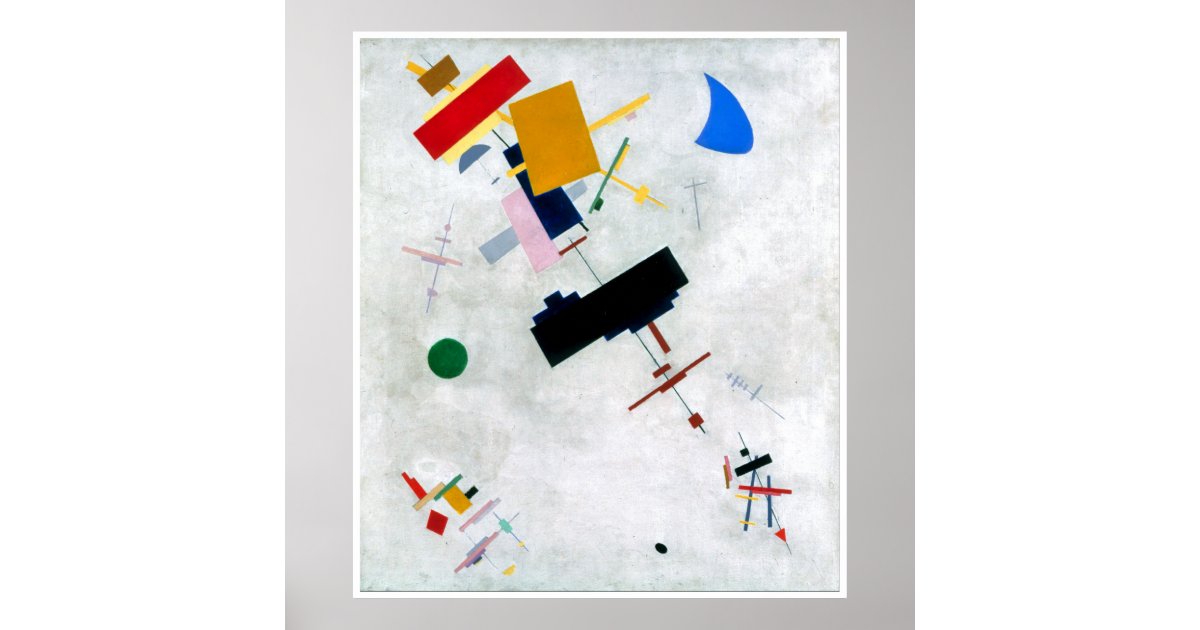 Suprematism (abstract art) ~ poster | Zazzle