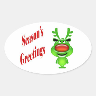 Seasons Greetings Stickers, Seasons Greetings Custom Sticker Designs