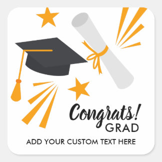 Custom Diploma Stickers | Zazzle.ca
